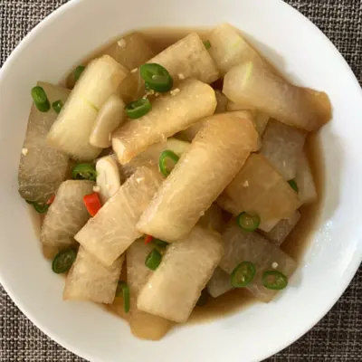 Winter Melon Stir Fry 【炒冬瓜】 - WonderOfMeals